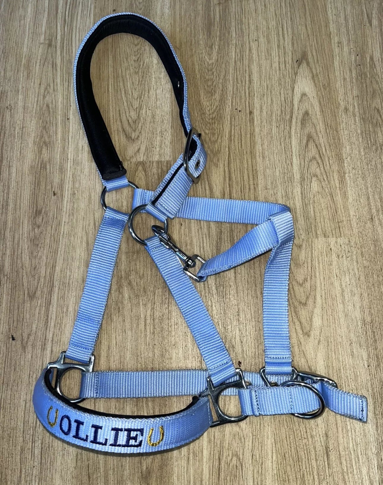 Cob Headcollar - Personalised Name Ollie #4 – Nag Mad Equestrian